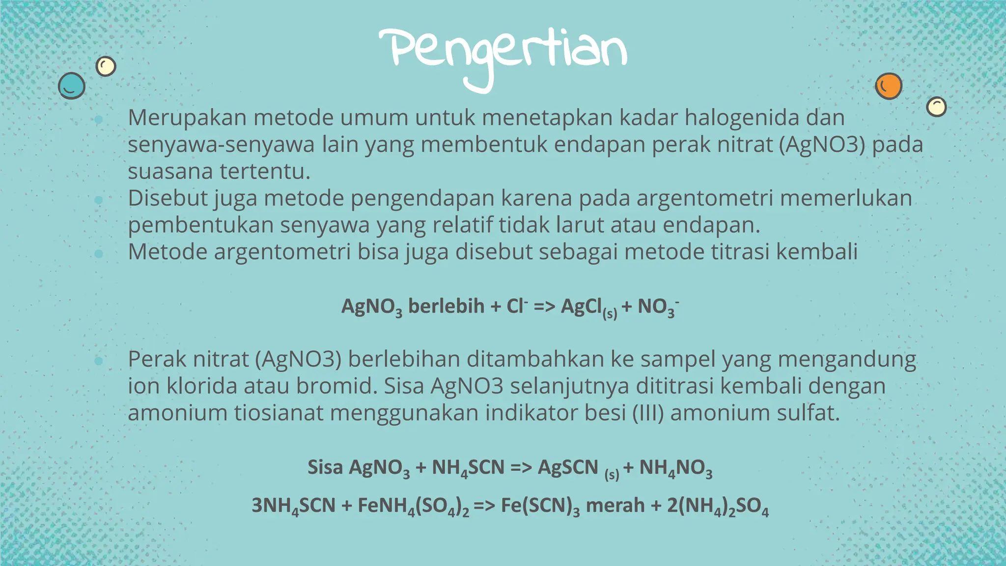 Kimiaaaa Farmasi Argentometri mahasiswaaa | PPTX