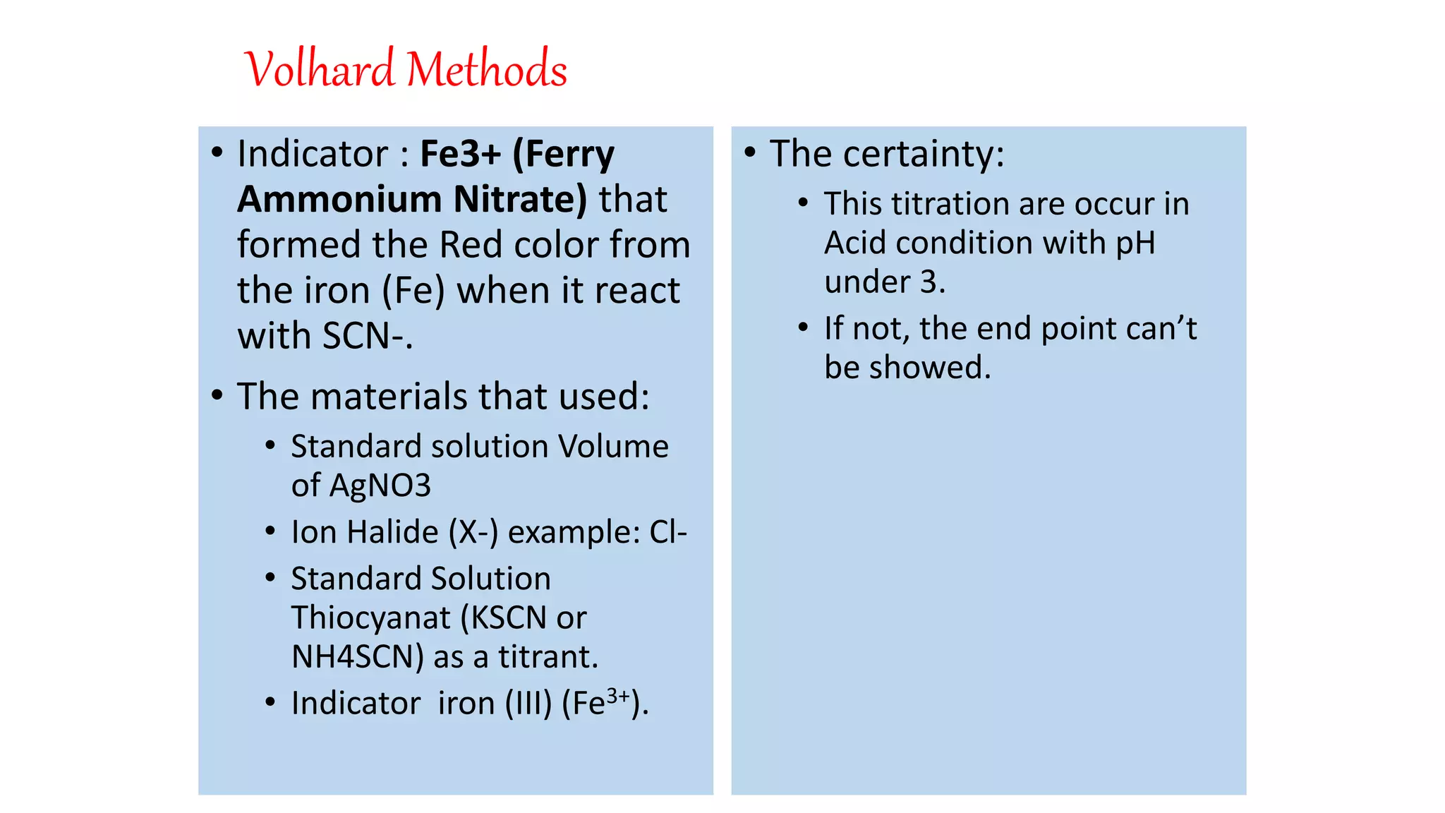 Argentometric titration | PPTX
