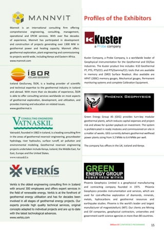 Geothermal: Solution to Africa’s Energy Needs 21-23 November 2012, UN ...