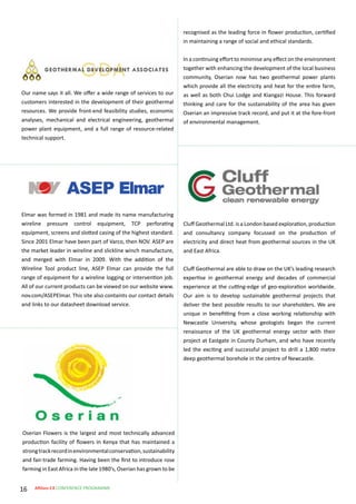 Geothermal: Solution to Africa’s Energy Needs 21-23 November 2012, UN ...
