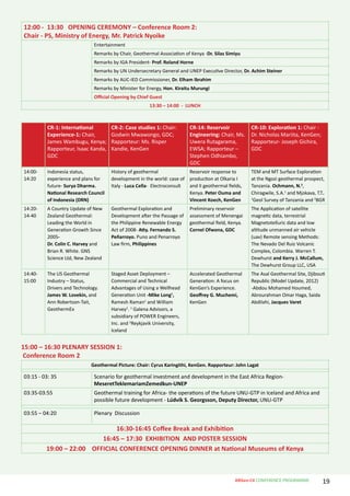 Geothermal: Solution to Africa’s Energy Needs 21-23 November 2012, UN ...