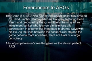 What is a ARG? | ODP