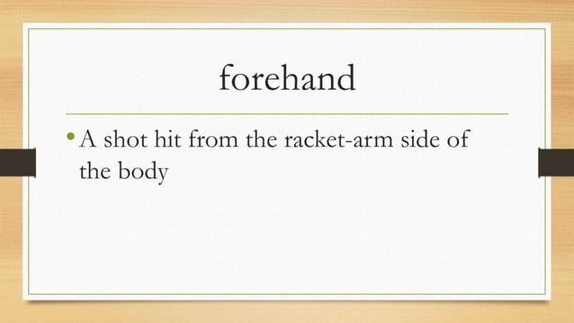 terminology/sports lingo | PPTX