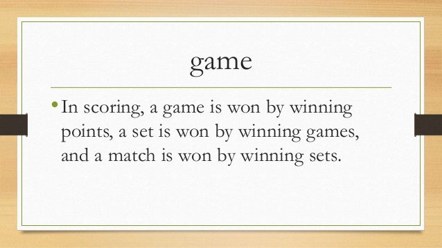 terminology/sports lingo