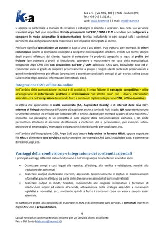 Argo CMS: hub per condividere e integrare contenuti aziendali | PDF