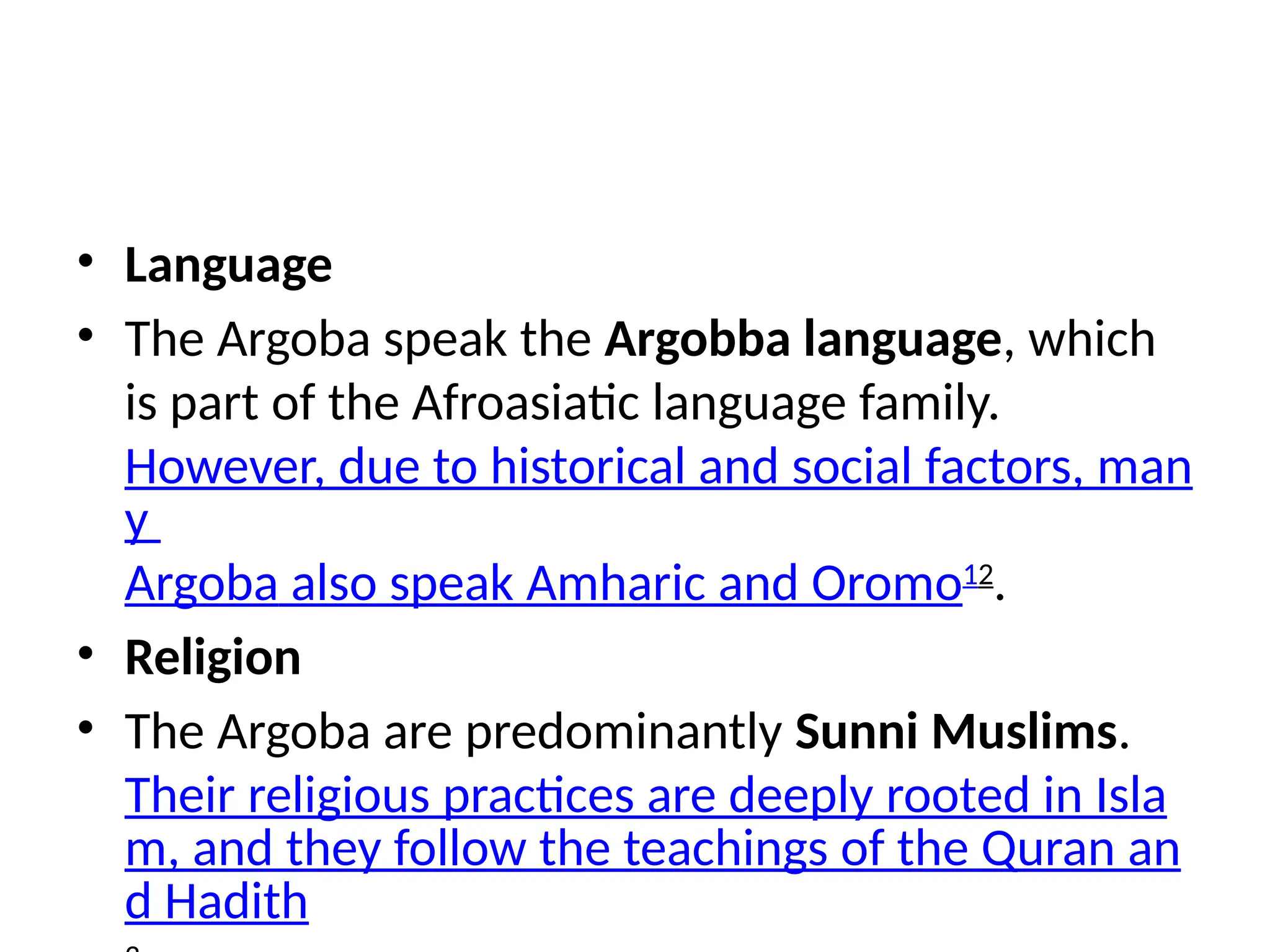 Argoba Argoba have made significant contributions to the cultural .pptx