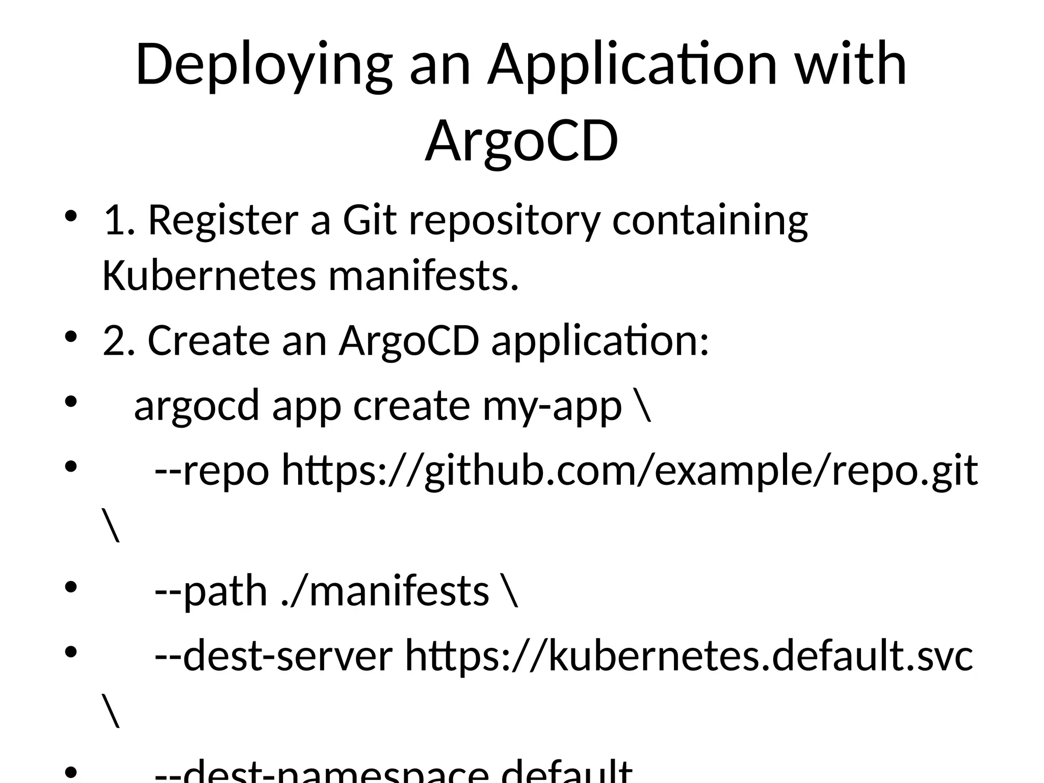 ArgoCD_Presentation overview and git ops | PPTX