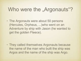 Argonauts | PPT