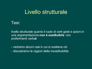 Argomentazione e gesti | PPT