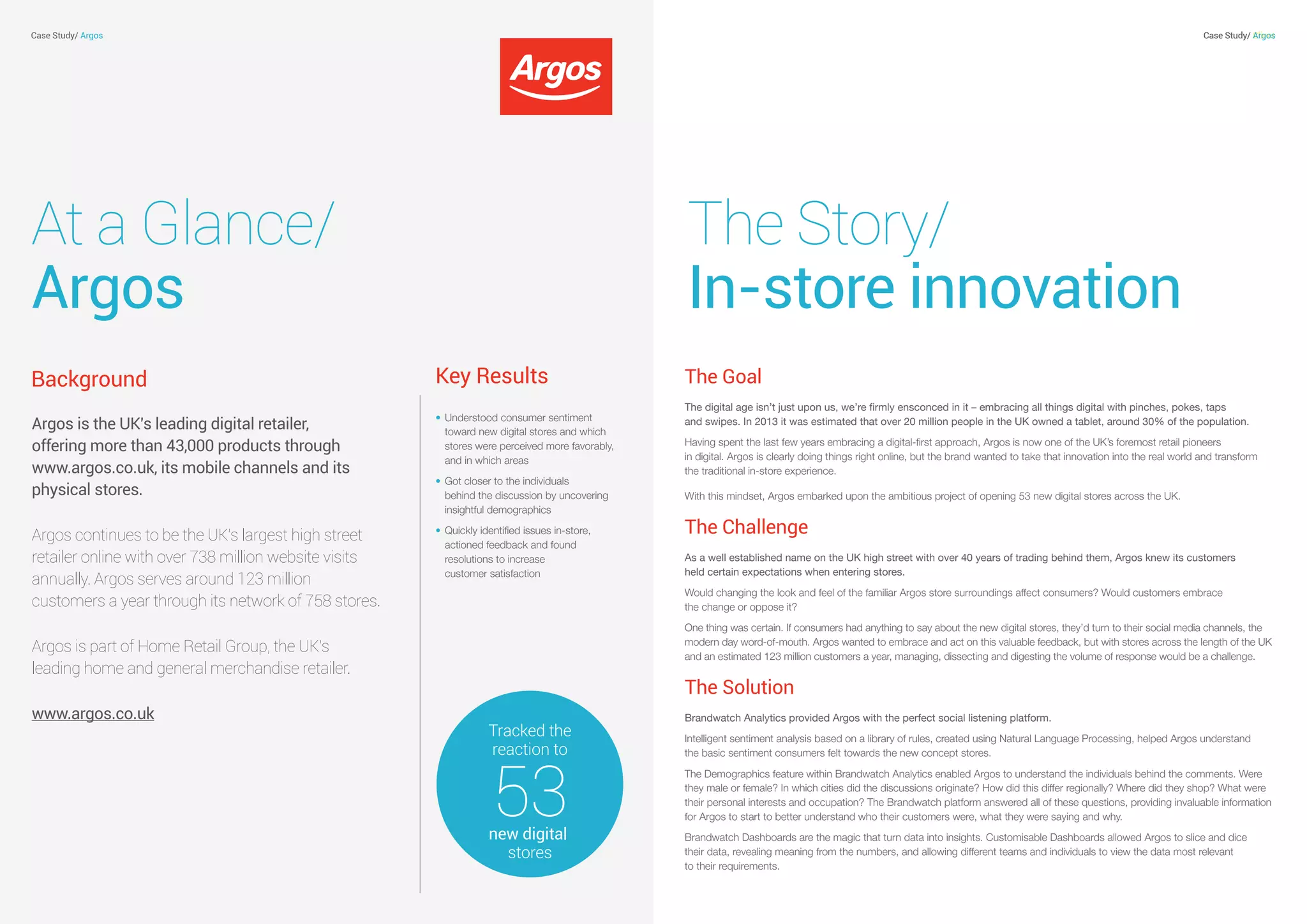 Argos: Using Social Insights to Lead a Retail Revolution | PDF