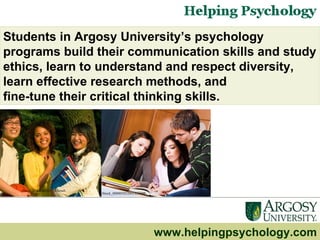 Argosy University Psychology Programs | PPT