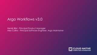Argo Workflows 3.0, a detailed look at what’s new from the Argo Team | PDF