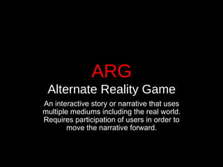 Arg Presentation | PPT