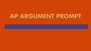 Arg prompt class | PPT