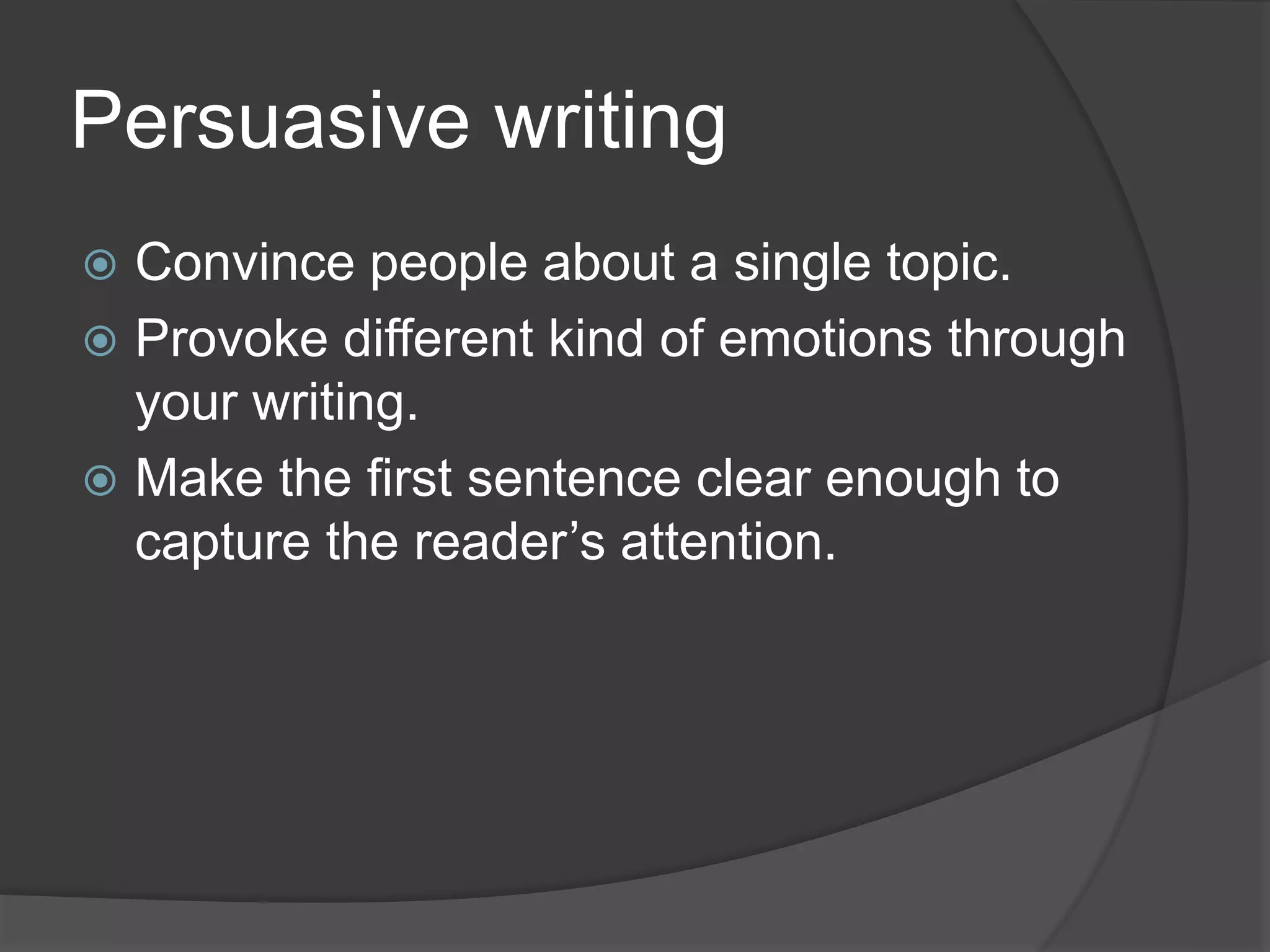 Fact and opinion persuasive writing | PPT