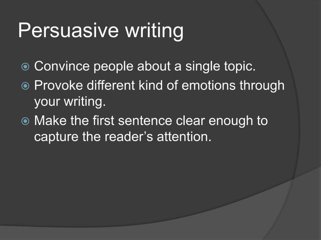 Fact and opinion persuasive writing | PPT