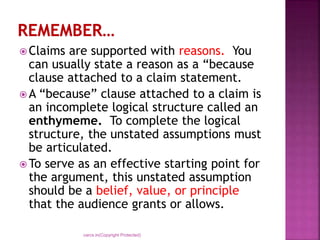 Argument and narration | PPT