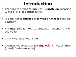 Argulus | PDF | Fish and Aquariums | Pets