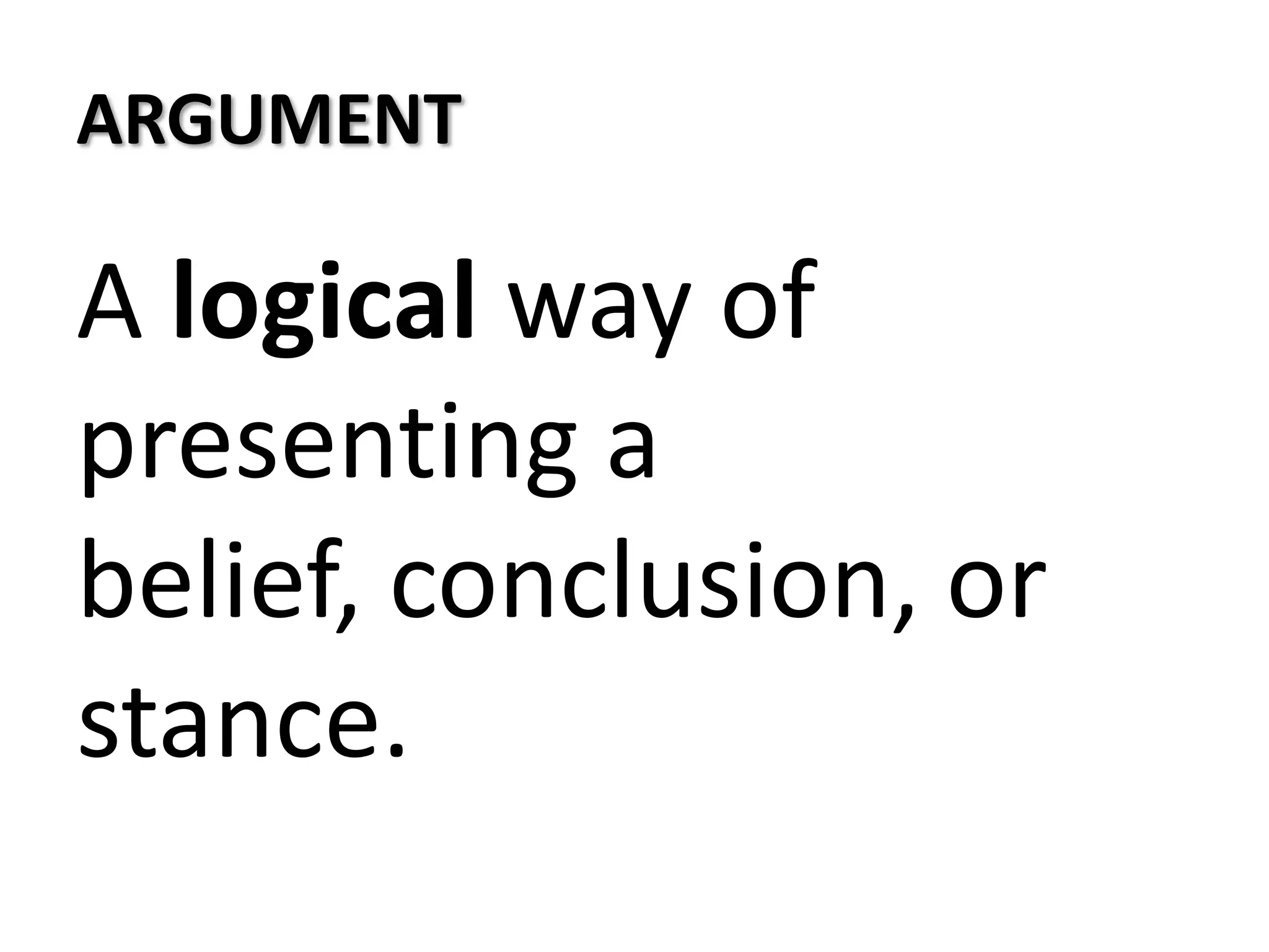 Argument.claim | PPTX
