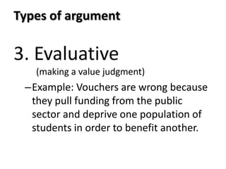 Argument.claim | PPTX