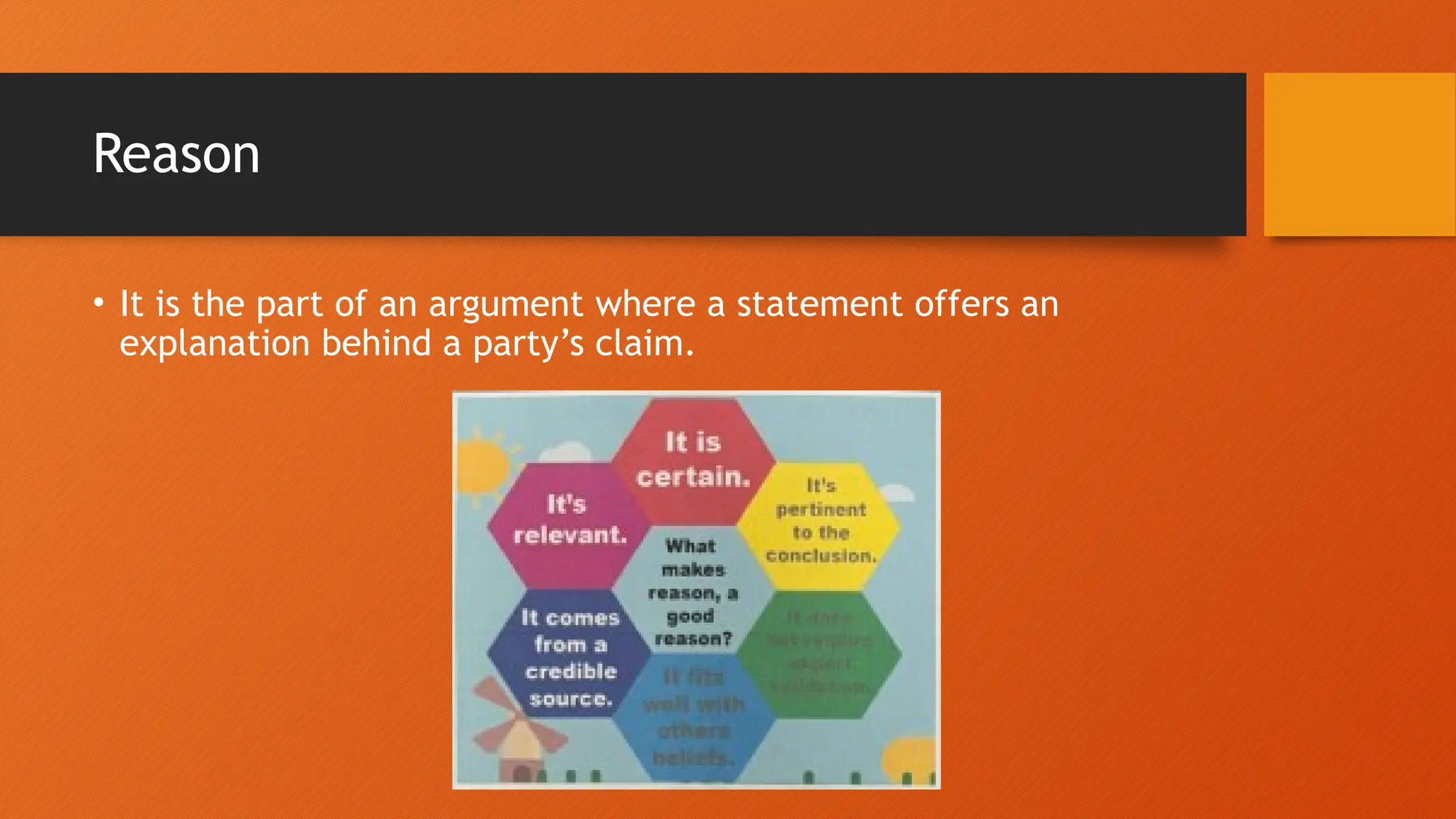 ARGUMENT (Purposes, elements)(types of claims and evidence).pptx