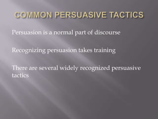 Argument and persuasion | PPTX