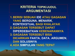 ARGUMENTASI_bahasa_indonesia.ppt teks pm | PPT