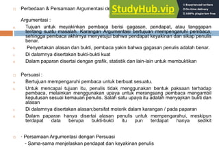 ARGUMENTASI DAN PERSUASI | PDF