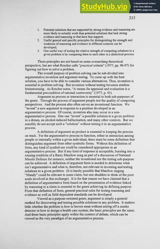 Argument As Purpose-Oriented Genre A Feminist Defense Of Argument And ...