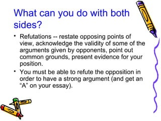 Argumentation | PPT