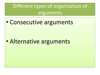 Argumentation | PPT