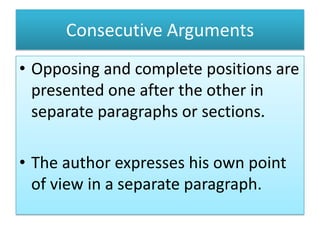 Argumentation | PPT