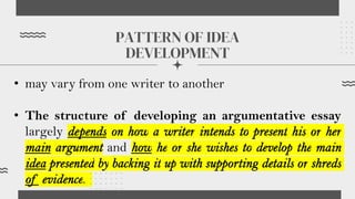 Argumentation PowerPoint for English-G10 | PPTX