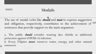 Argumentation PowerPoint for English-G10 | PPTX