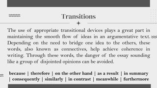 Argumentation PowerPoint for English-G10 | PPTX