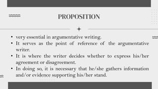 Argumentation PowerPoint for English-G10 | PPTX