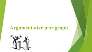 argumentation.pptx strategies of giving arguments | PPTX