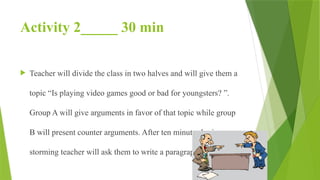 argumentation.pptx strategies of giving arguments | PPT