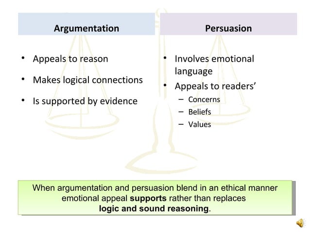 Argumentation & Persuasion: An Introduction | PPT