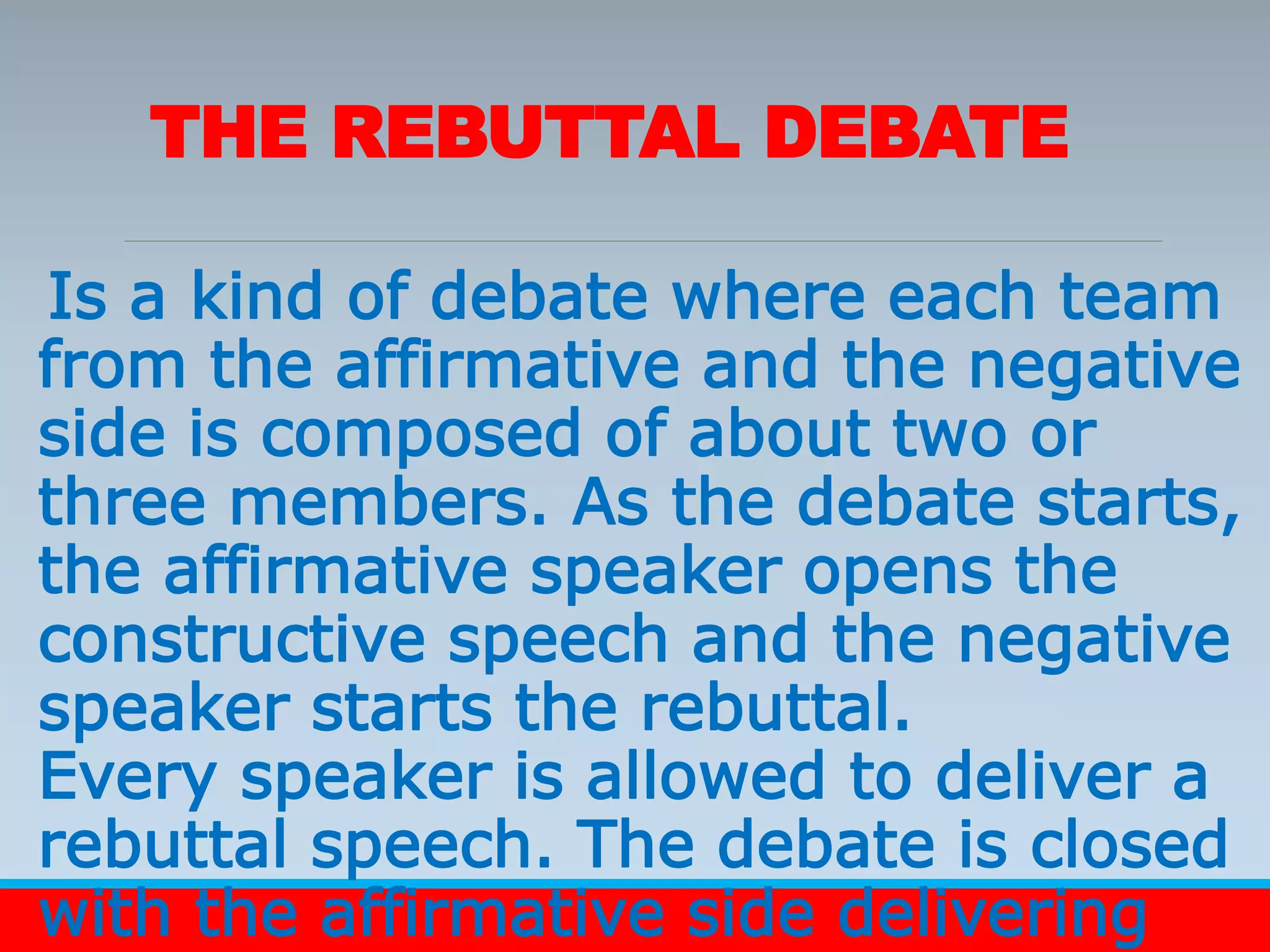 Argumentation and debate | PPTX