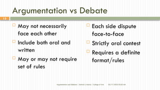 Presentation about Argumentation and Debate.ppt
