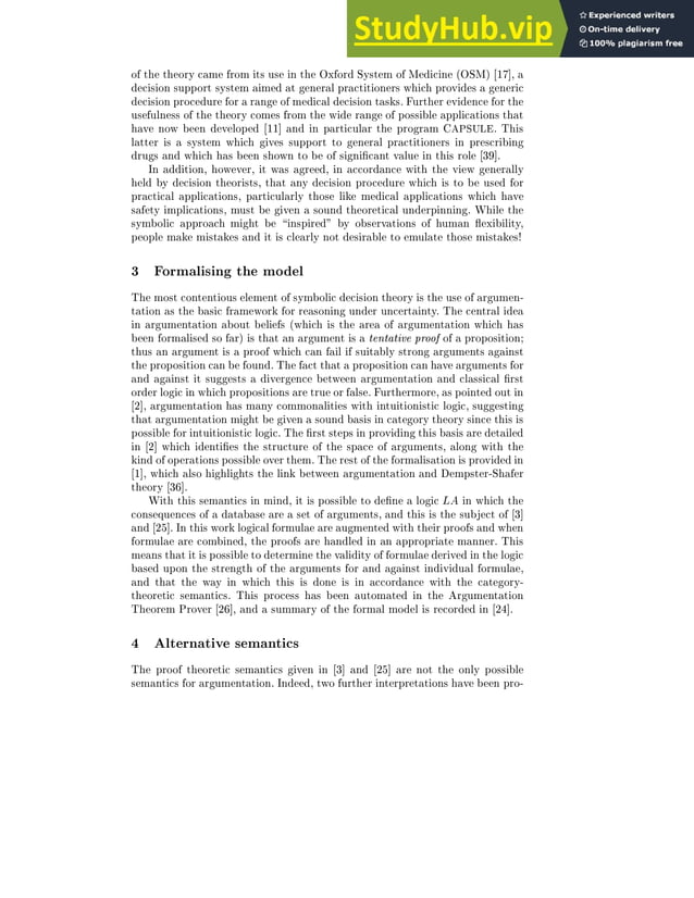 Argumentation And Decision Making Pdf