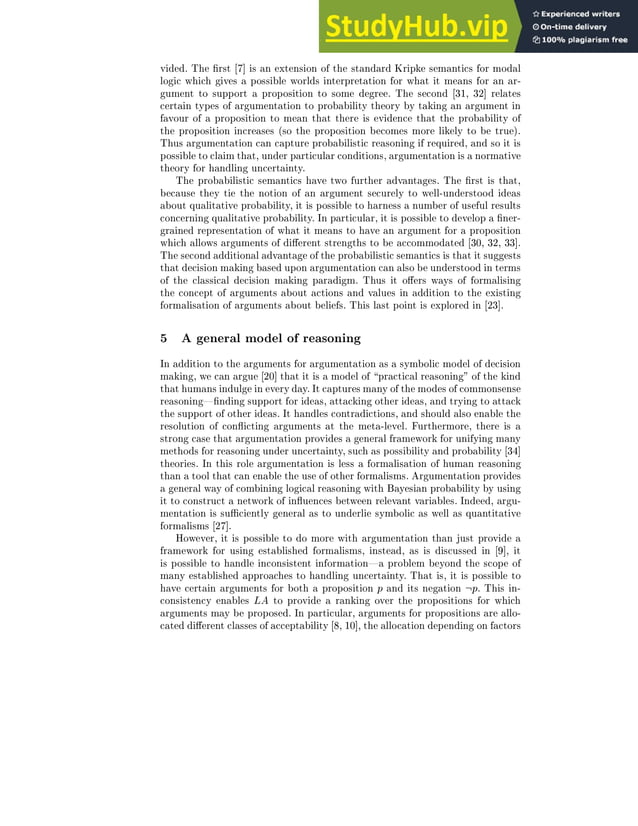 Argumentation And Decision Making Pdf