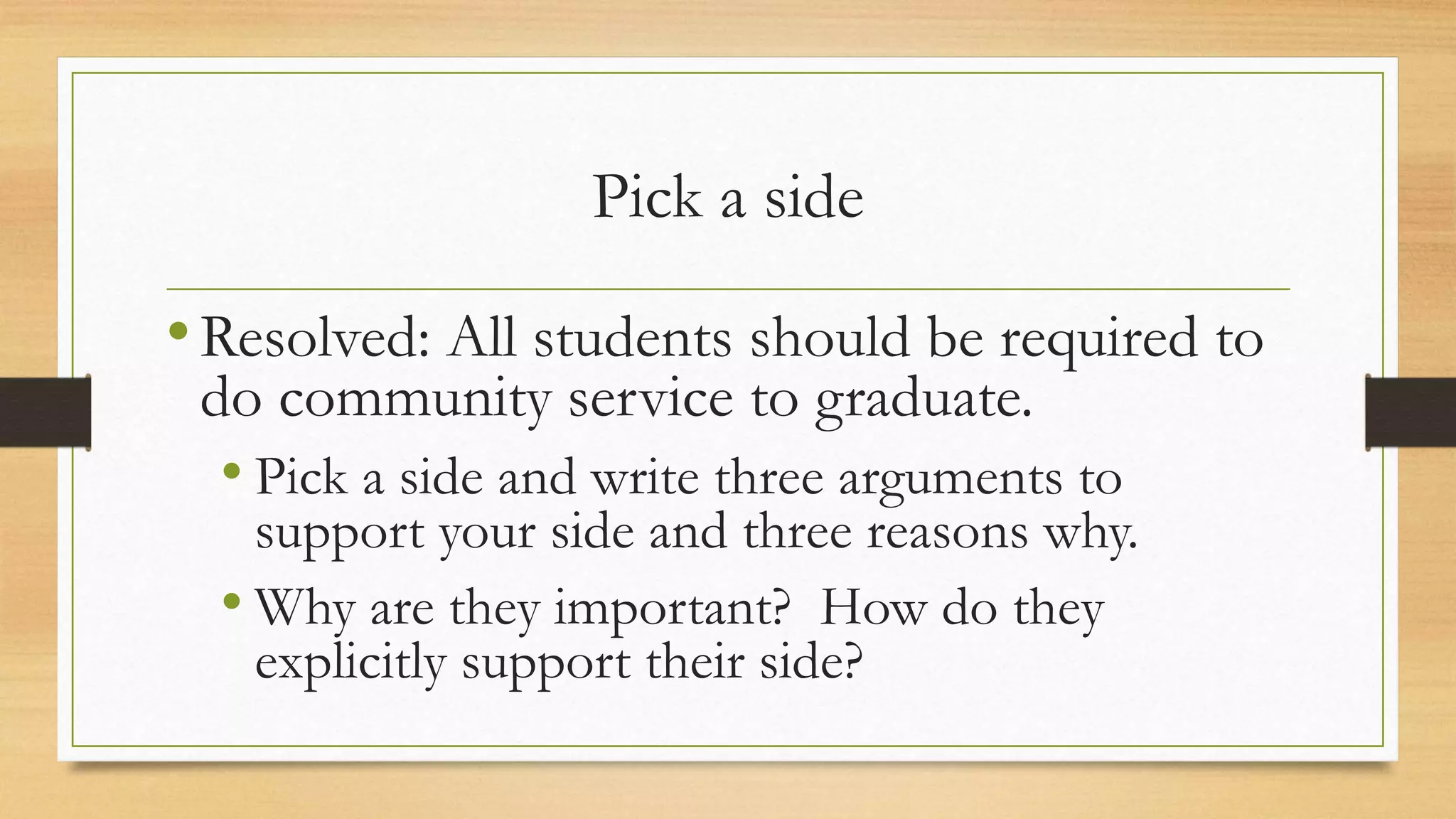 Argumentation and refutation | PPTX