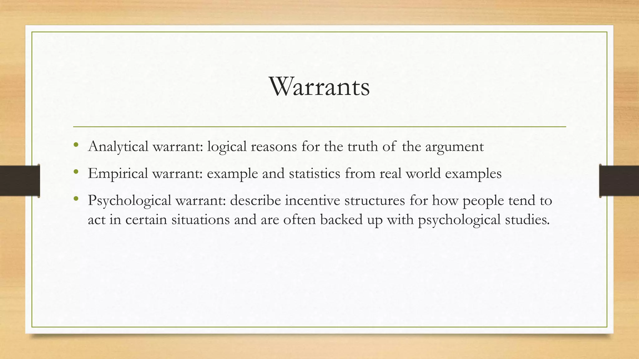 Argumentation and refutation | PPTX