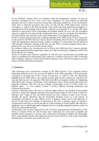 Argumentation And Tensiveness. A Semiotic Interpretation Of Ducrot S ...