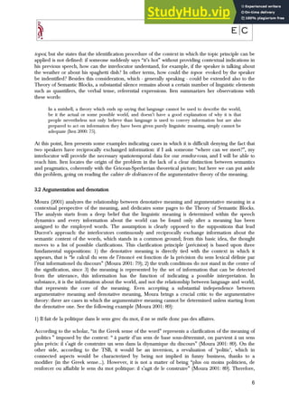 Argumentation And Tensiveness. A Semiotic Interpretation Of Ducrot S ...