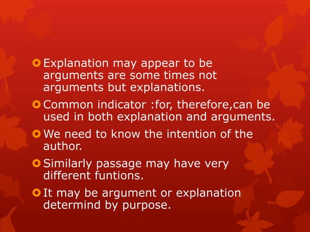 Argumentation & explanation | PPTX | Science