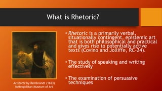 Rhetoric & Argumentation | PPTX