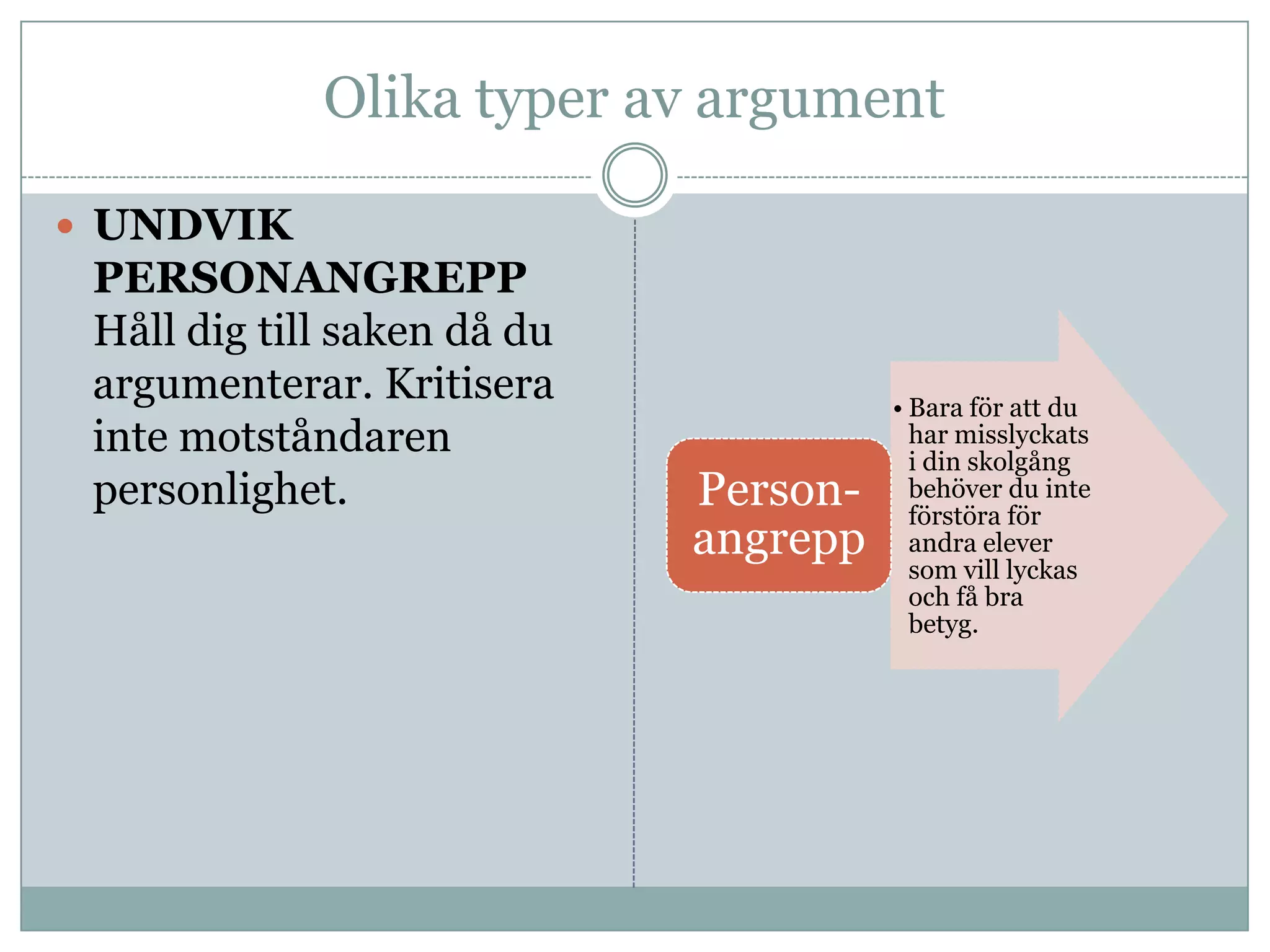 Argumentationsteknik | PPTX